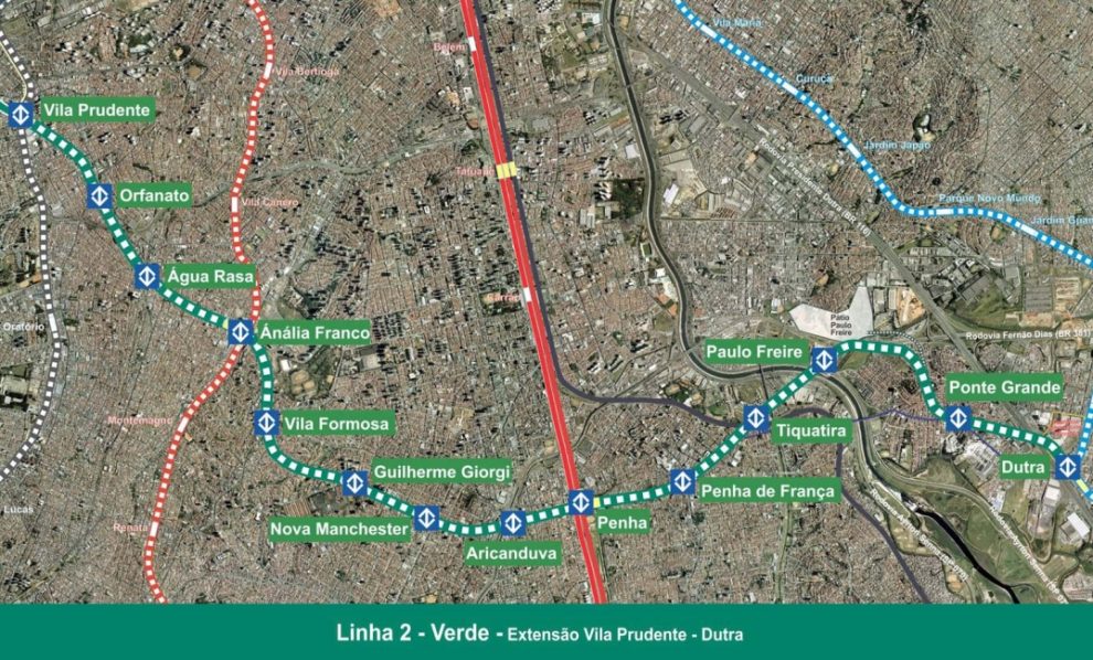 Obras da extensão da Linha 2 Verde começam no primeiro trimestre de ...